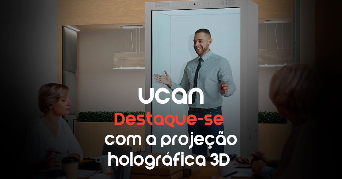 Caixa Holográfica 3D - Ucan